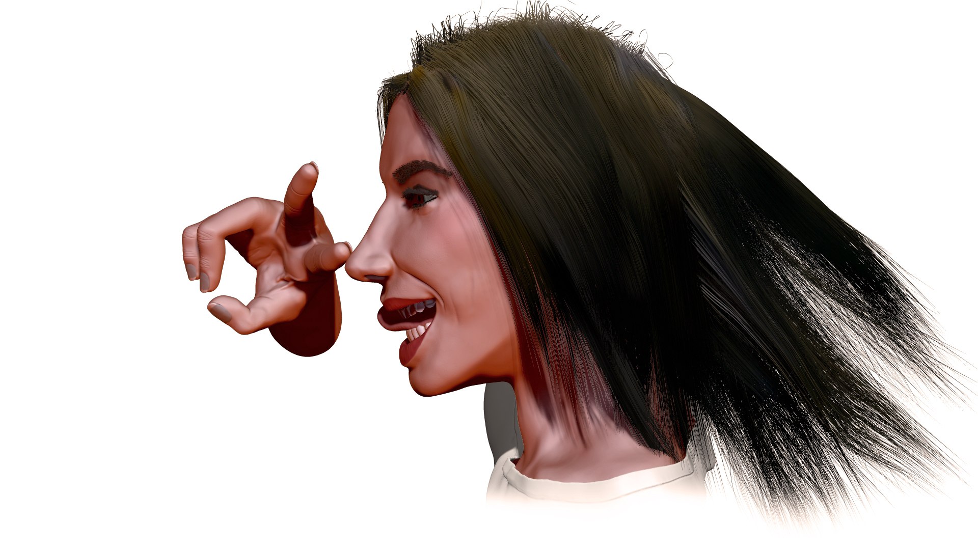 Girl 3d Model Turbosquid 2188514
