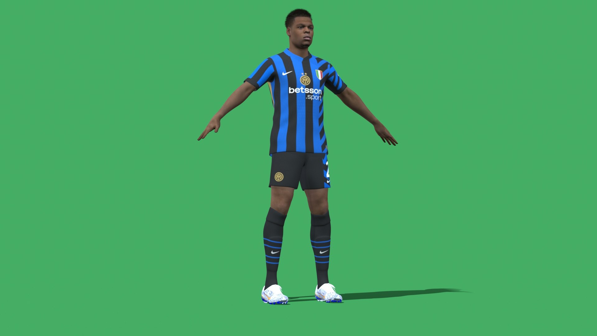 3D 3D Rigged Denzel Dumfries Inter Milan 2025 Model - TurboSquid 2368763