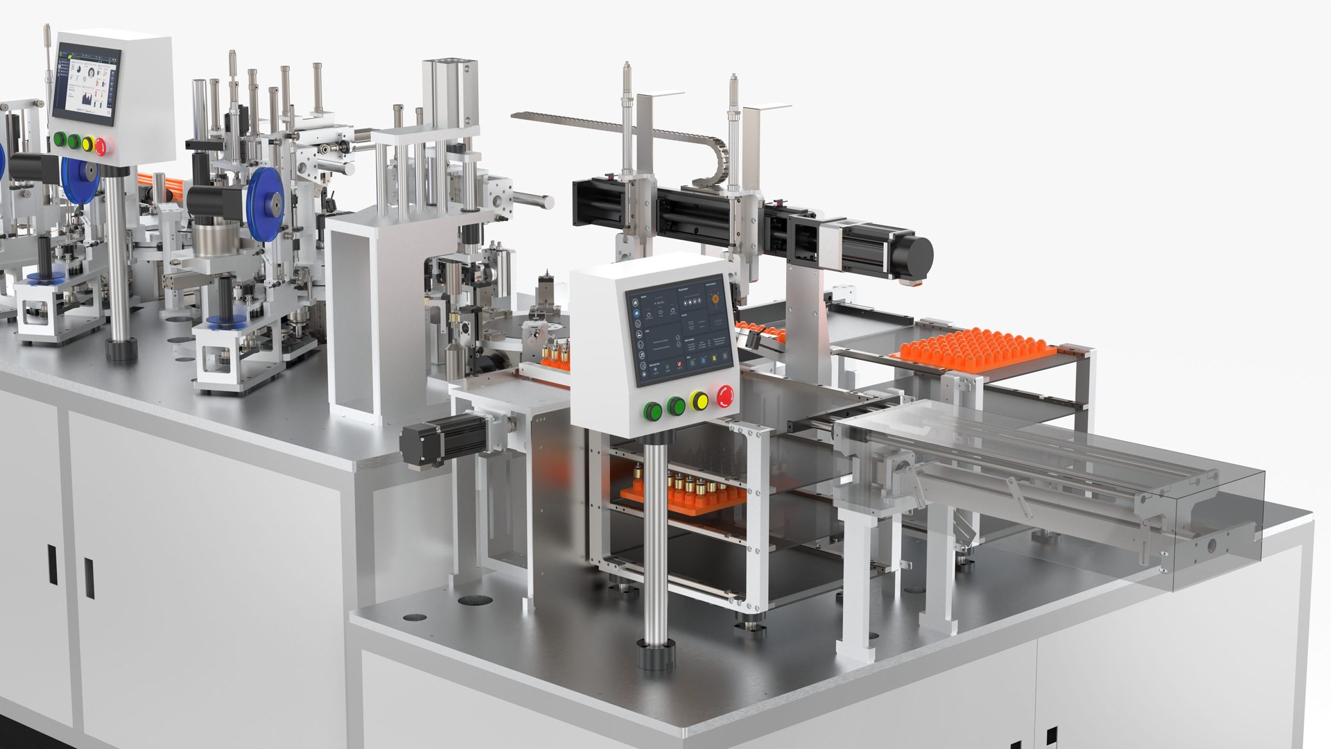 Automatic Rotor Micro Motor Polishing Integrated Machine 3D model ...