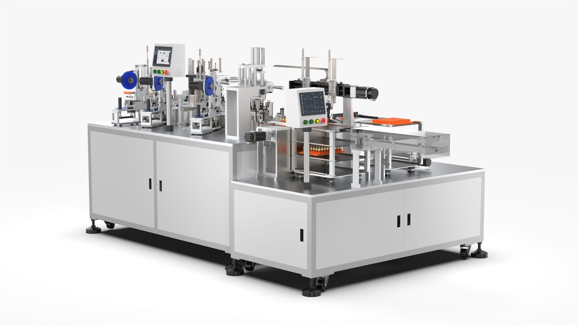 Automatic Rotor Micro Motor Polishing Integrated Machine 3D model ...