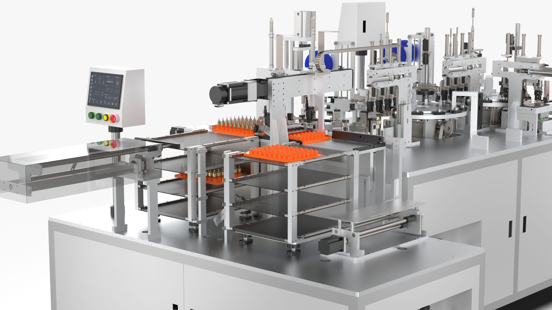 Automatic Rotor Micro Motor Polishing Integrated Machine 3D model ...