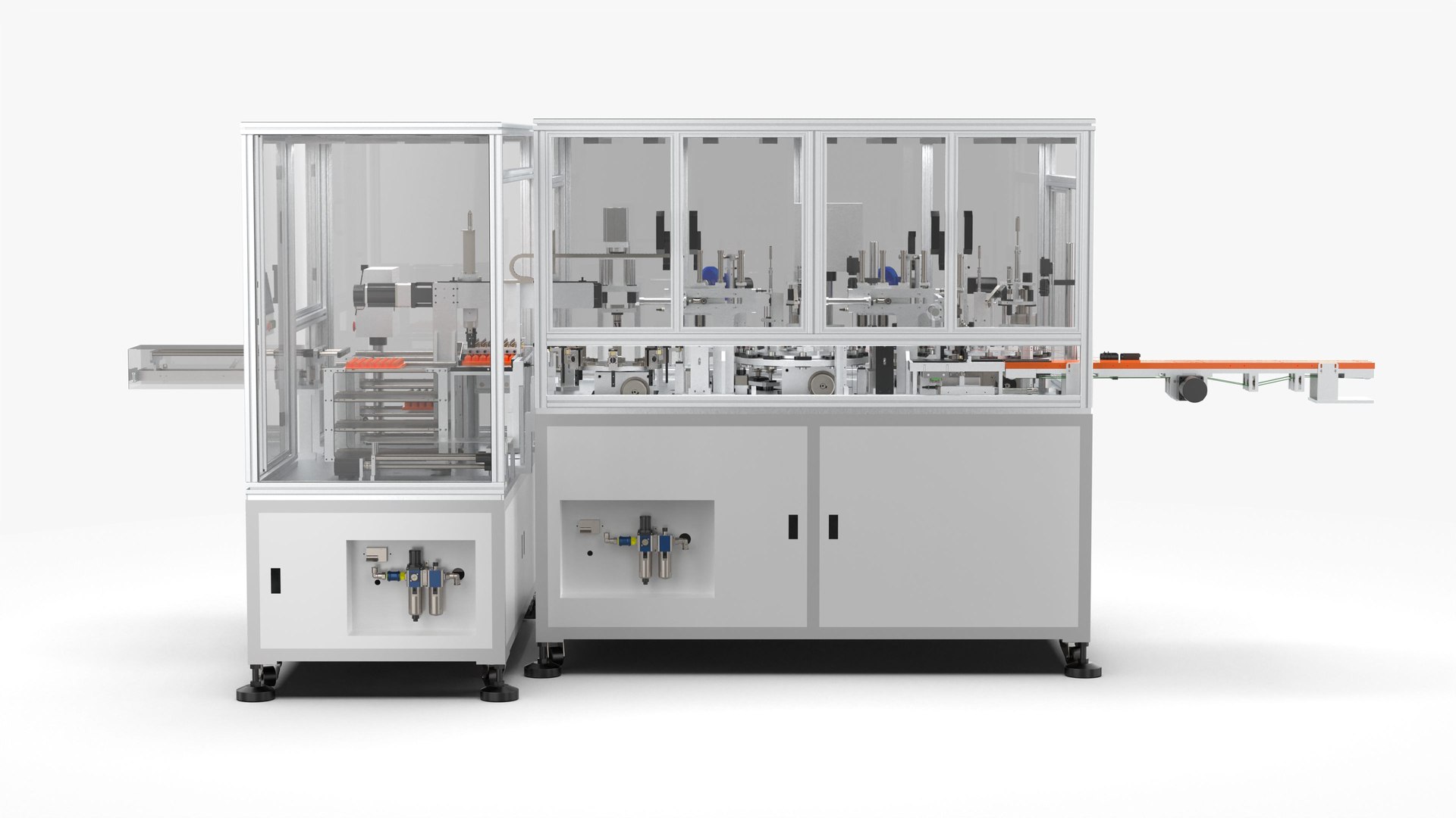 Automatic Rotor Micro Motor Polishing Integrated Machine 3D Model ...