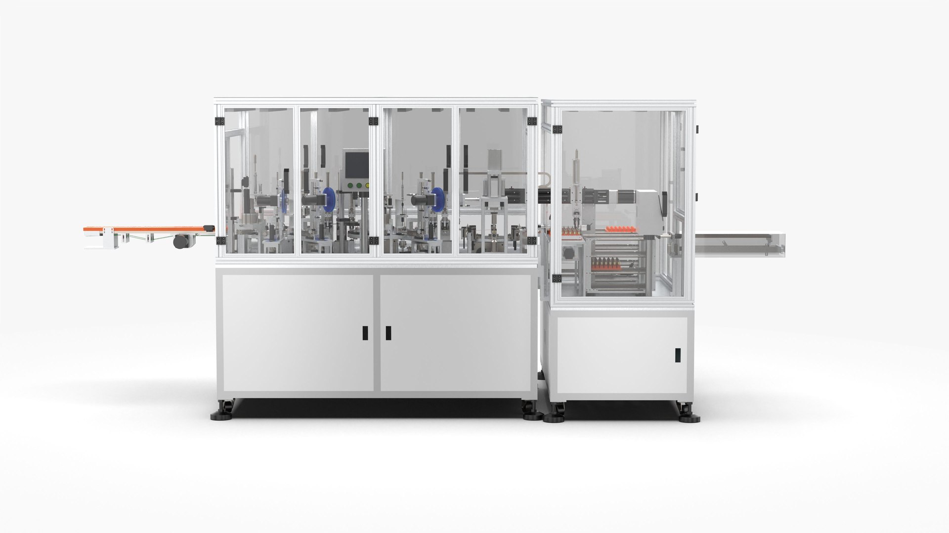 Automatic Rotor Micro Motor Polishing Integrated Machine 3D Model ...