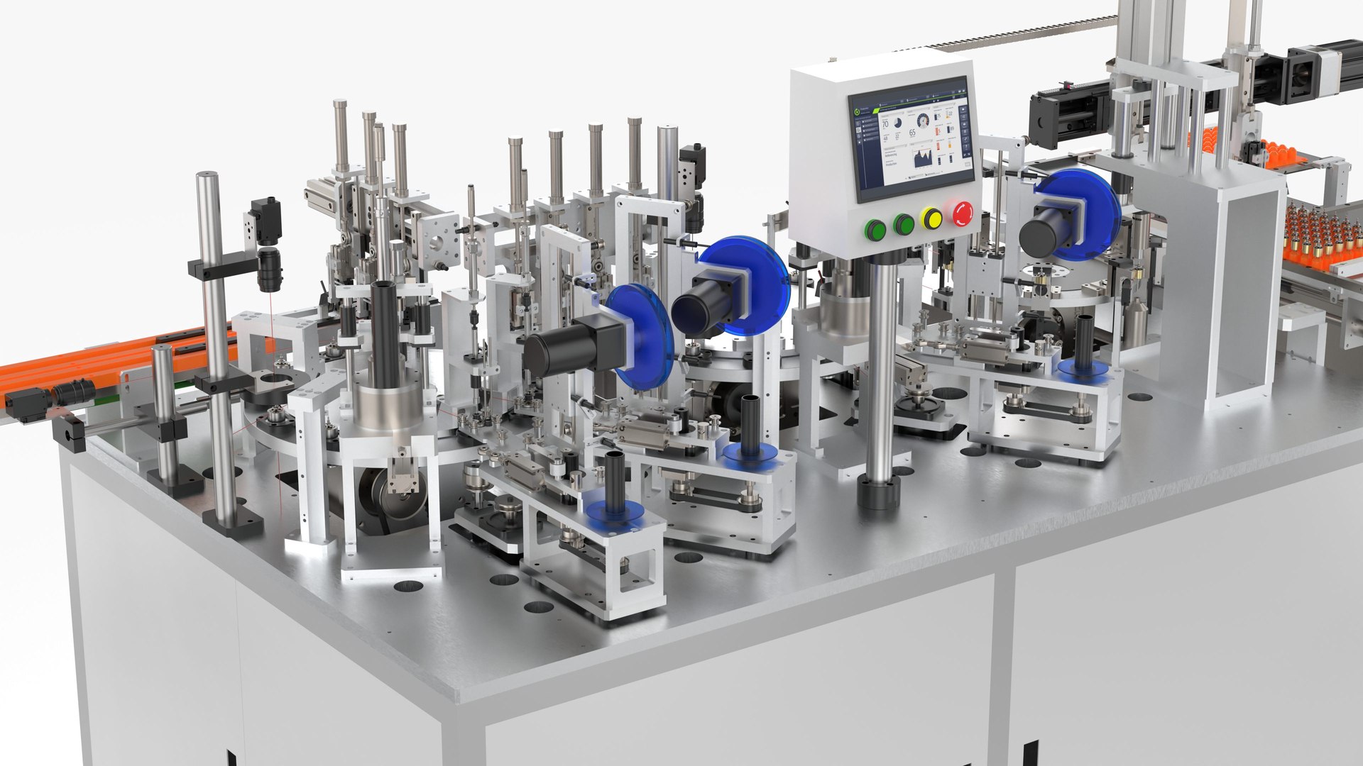 Automatic Rotor Micro Motor Polishing Integrated Machine 3D model ...