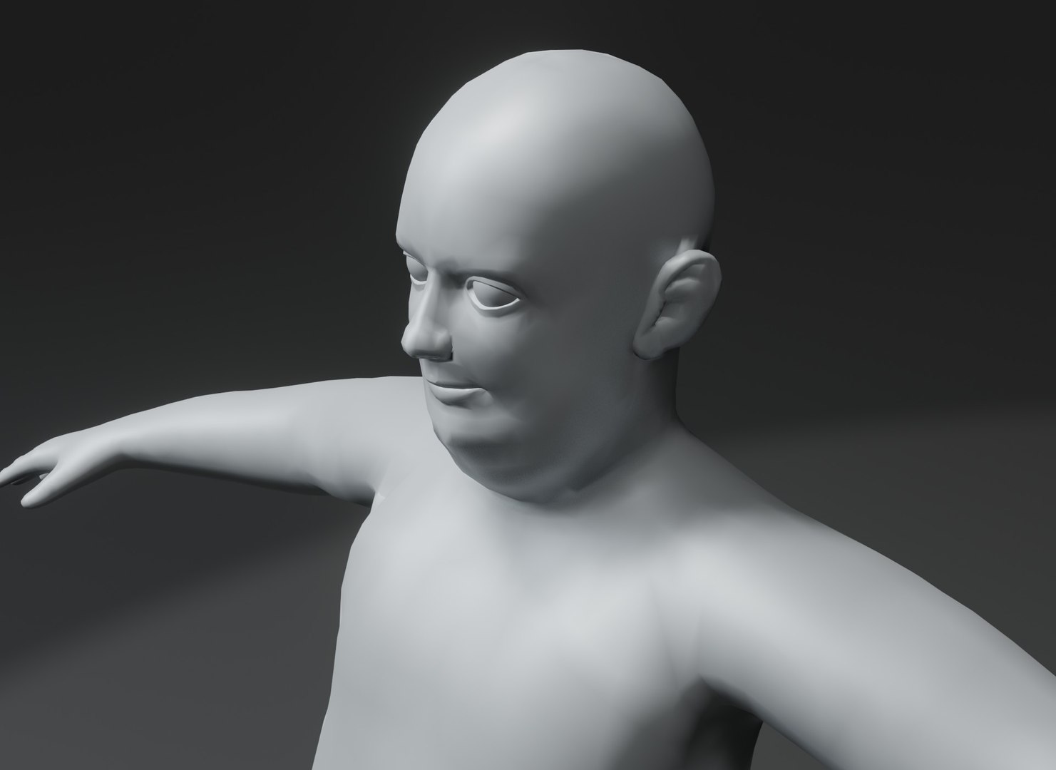 3D Fat Boy Kid Body Base Mesh 3D Model 10k Polygons - TurboSquid 1766484