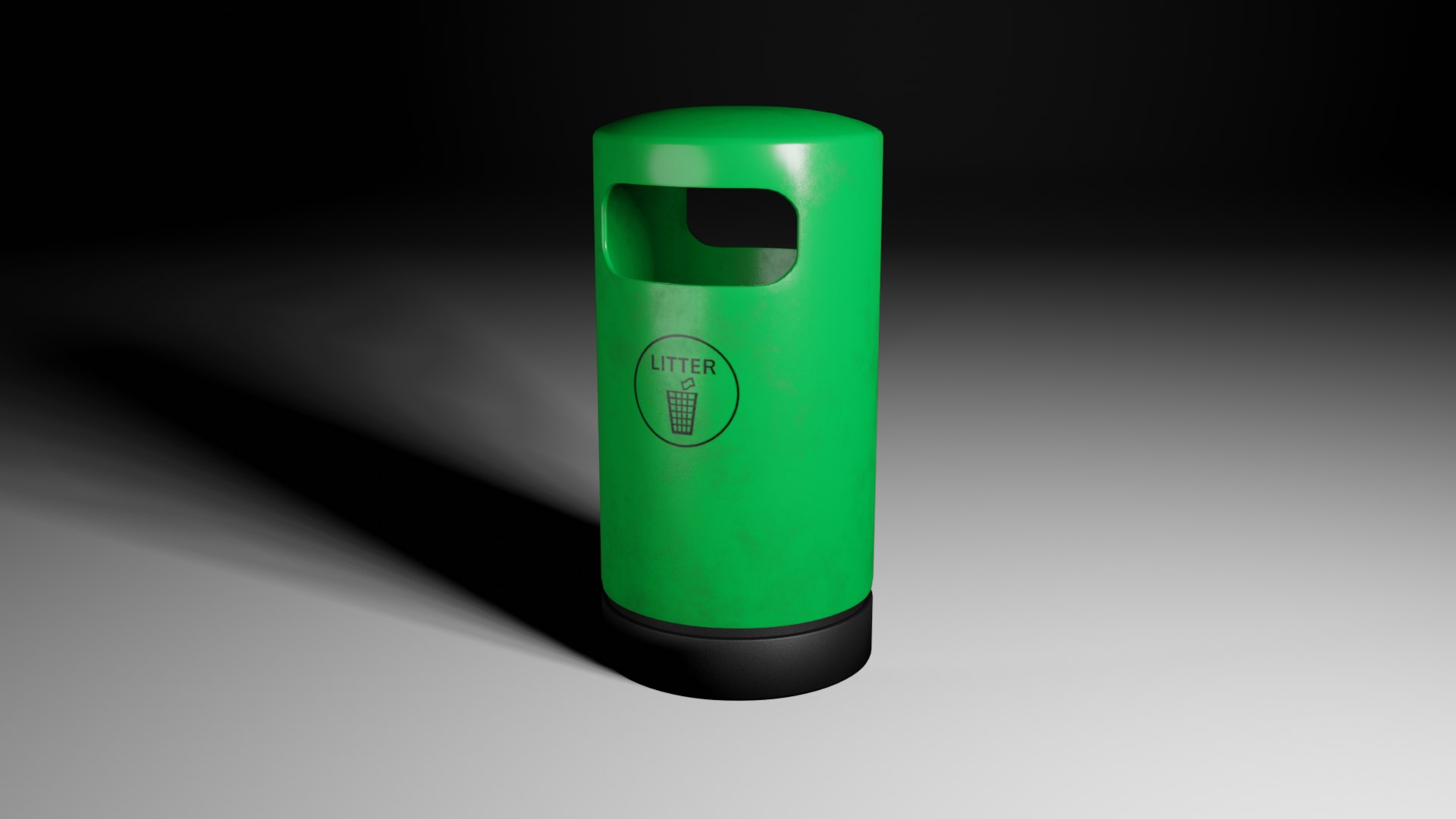 Free Park Bin 3D Model - TurboSquid 1968274