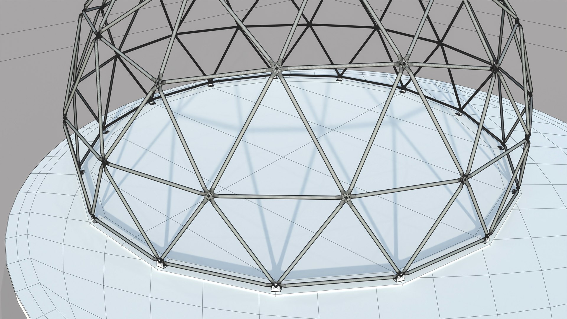 Geodesic Dome V4 3D - TurboSquid 2257843