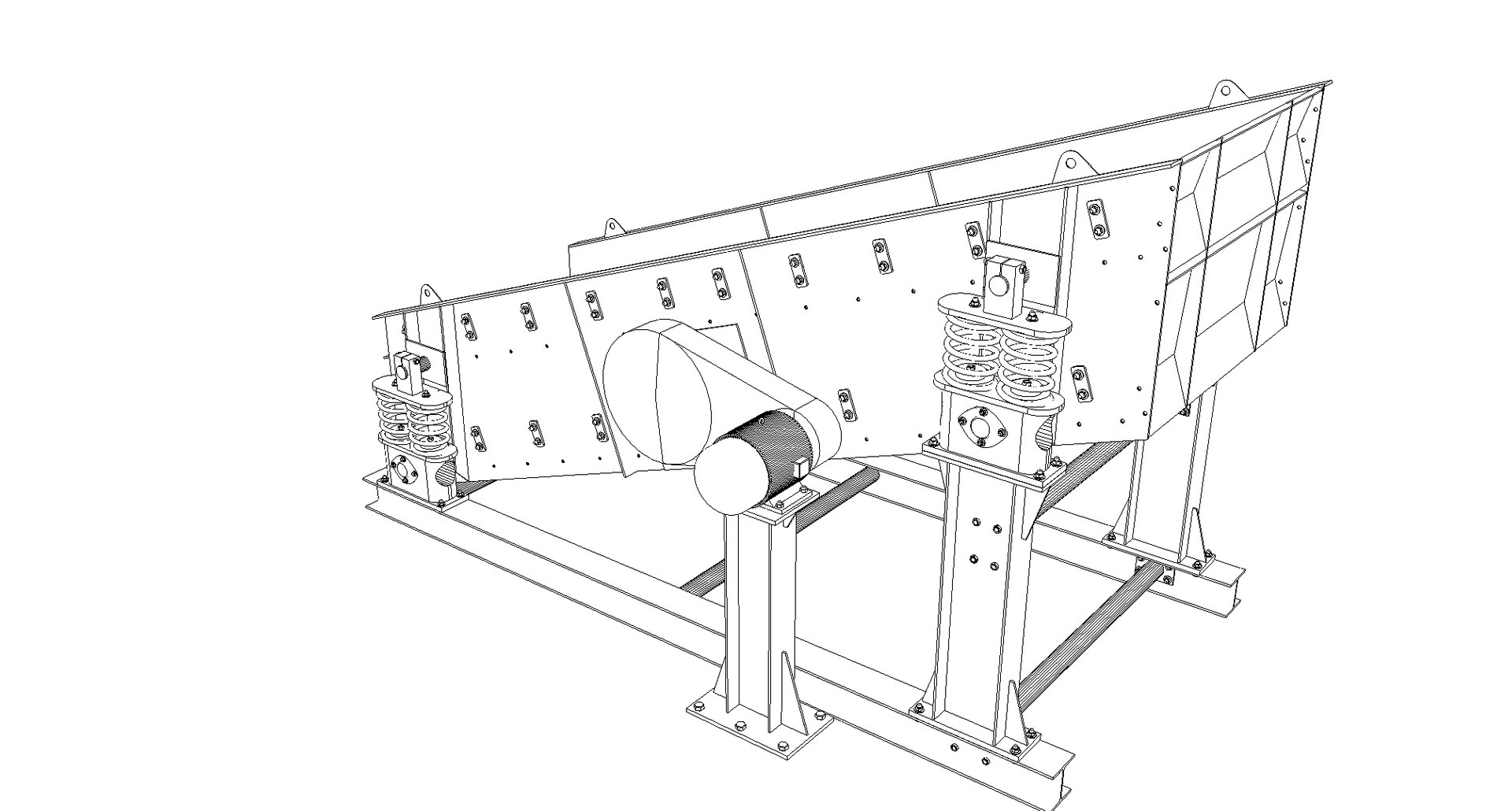 3D Model Vibrating Screen - TurboSquid 2171149
