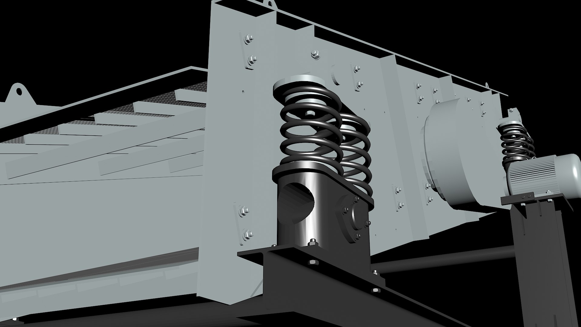 3D Model Vibrating Screen - TurboSquid 2171149