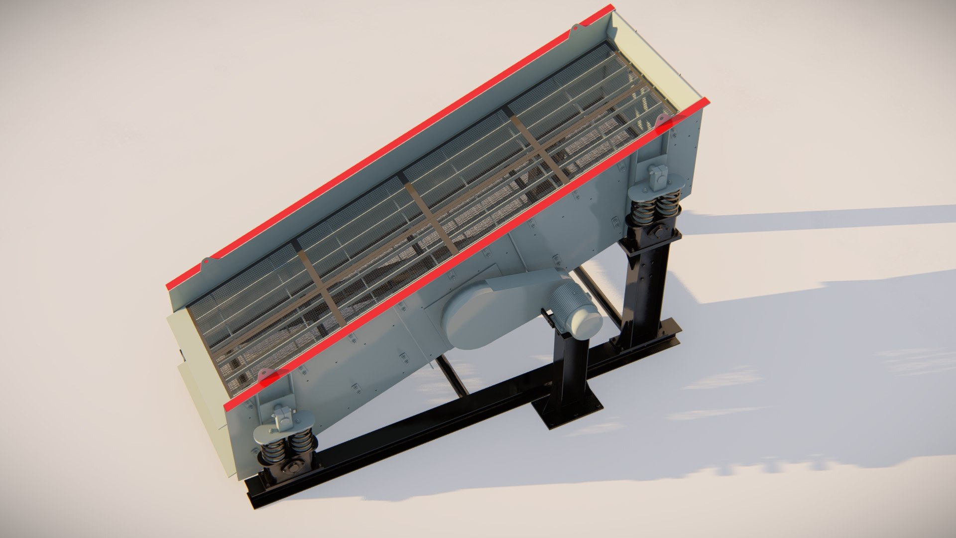 3D Model Vibrating Screen - TurboSquid 2171149