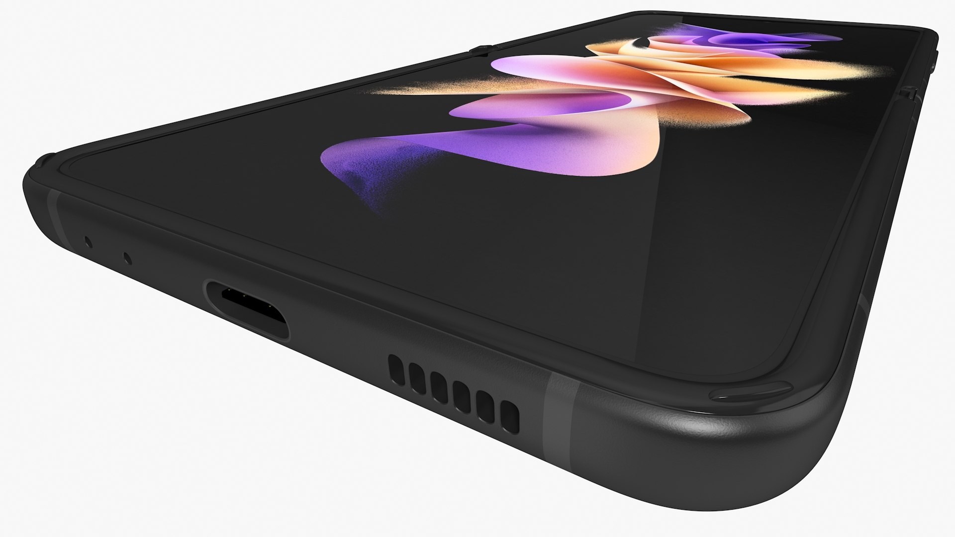 Samsung Galaxy Z Flip 3 Gray Animated 3D model - TurboSquid 1772568