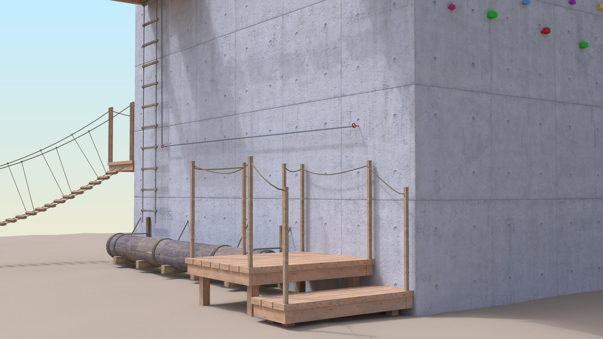 Climbing Tower 3D Model - TurboSquid 1529371