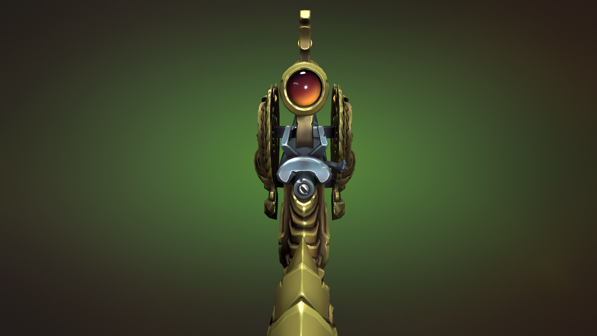 Scarab rifle 3D - TurboSquid 2154722