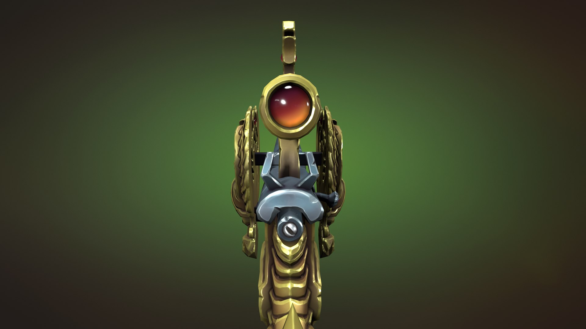 Scarab Rifle 3D - TurboSquid 2154722