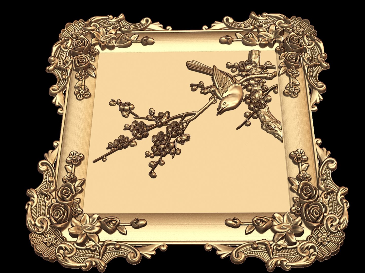 Stl Cnc Router Engraving 3d Model