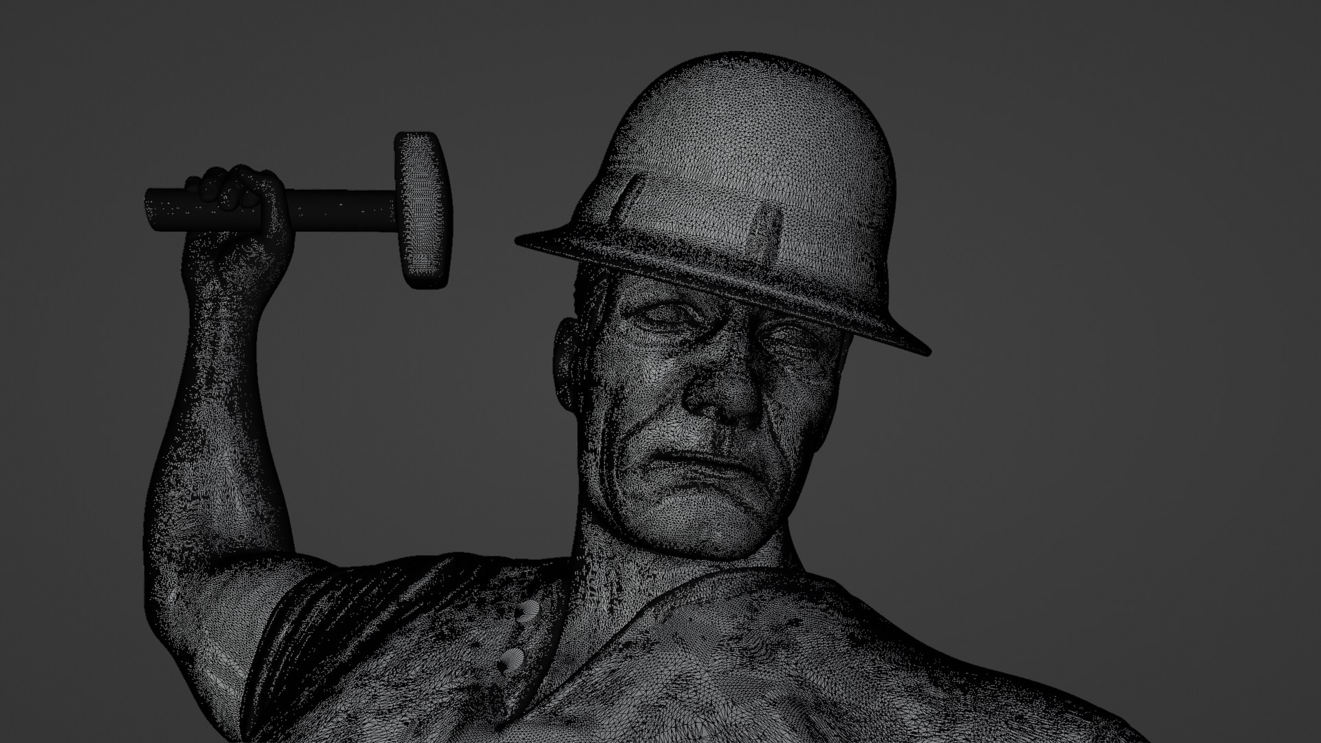 3D The Boilermaker Statue - TurboSquid 2151808