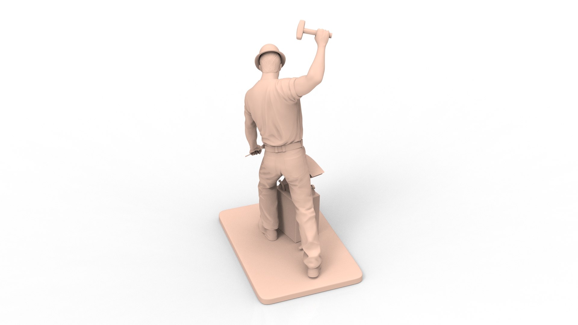 3D The Boilermaker Statue - TurboSquid 2151808