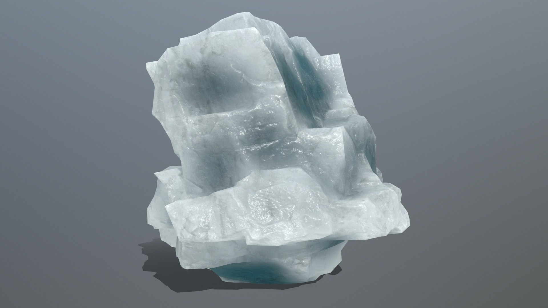Ice Rock Model - TurboSquid 1416647