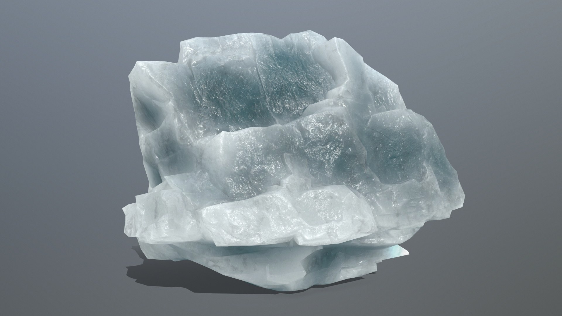 Ice Rock Model - TurboSquid 1416647