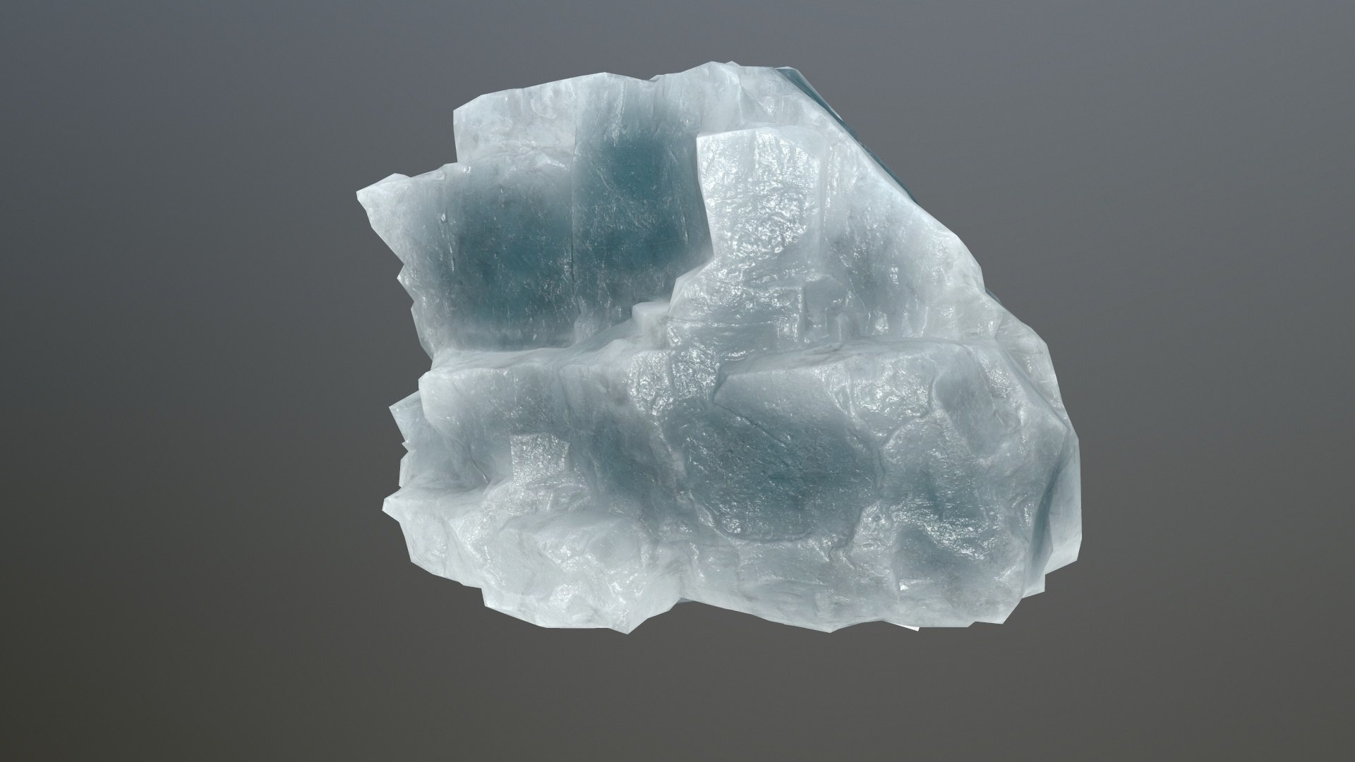 Ice Rock Model - TurboSquid 1416647