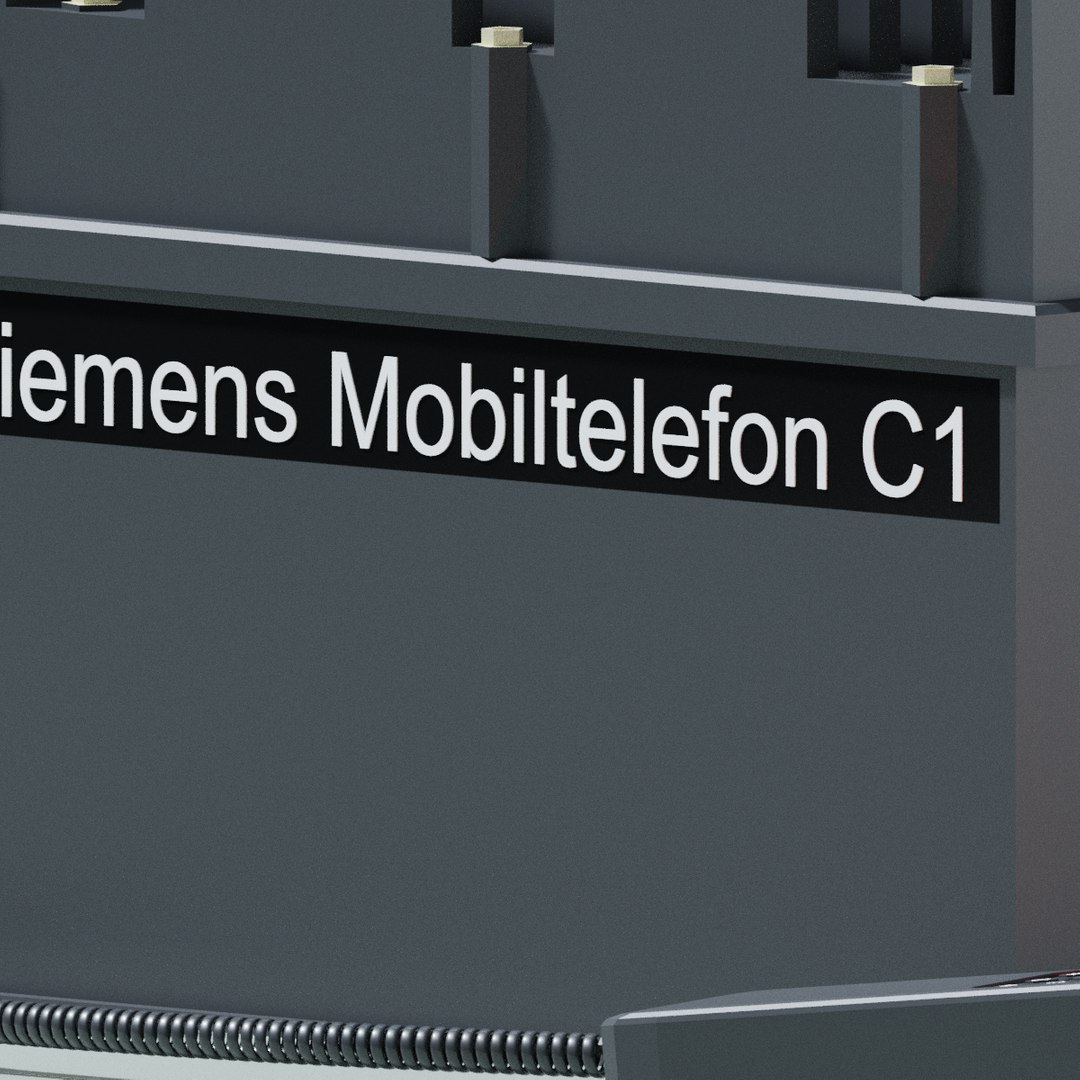 Siemens Mobiltelefon C1 Mobile Phone Model - TurboSquid 1553760