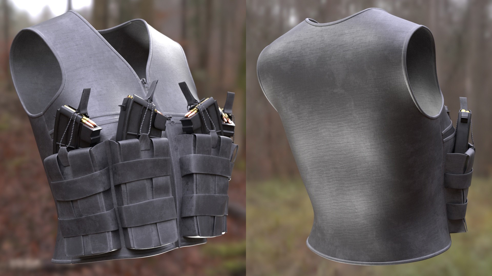 3D Vest 229 - All MH Bodies UE5 Skeletons - Rigged - TurboSquid 2326438