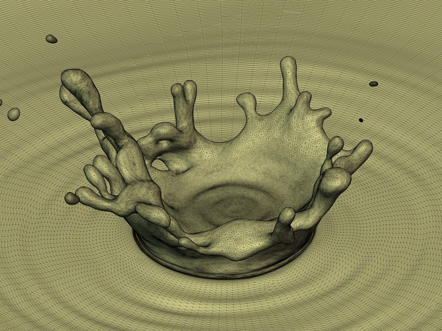 3D Model Splash - TurboSquid 2122678