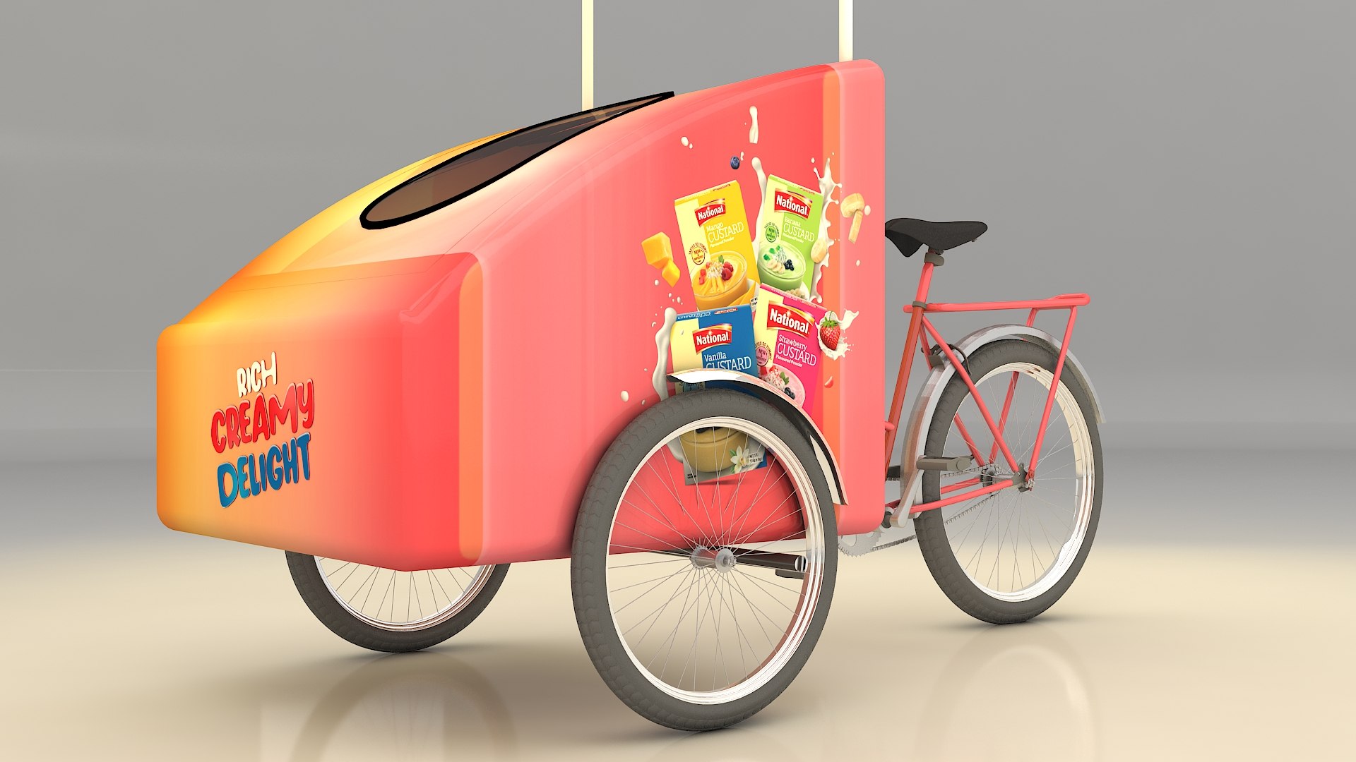Custard Cart 3D Model 3D - TurboSquid 1993702