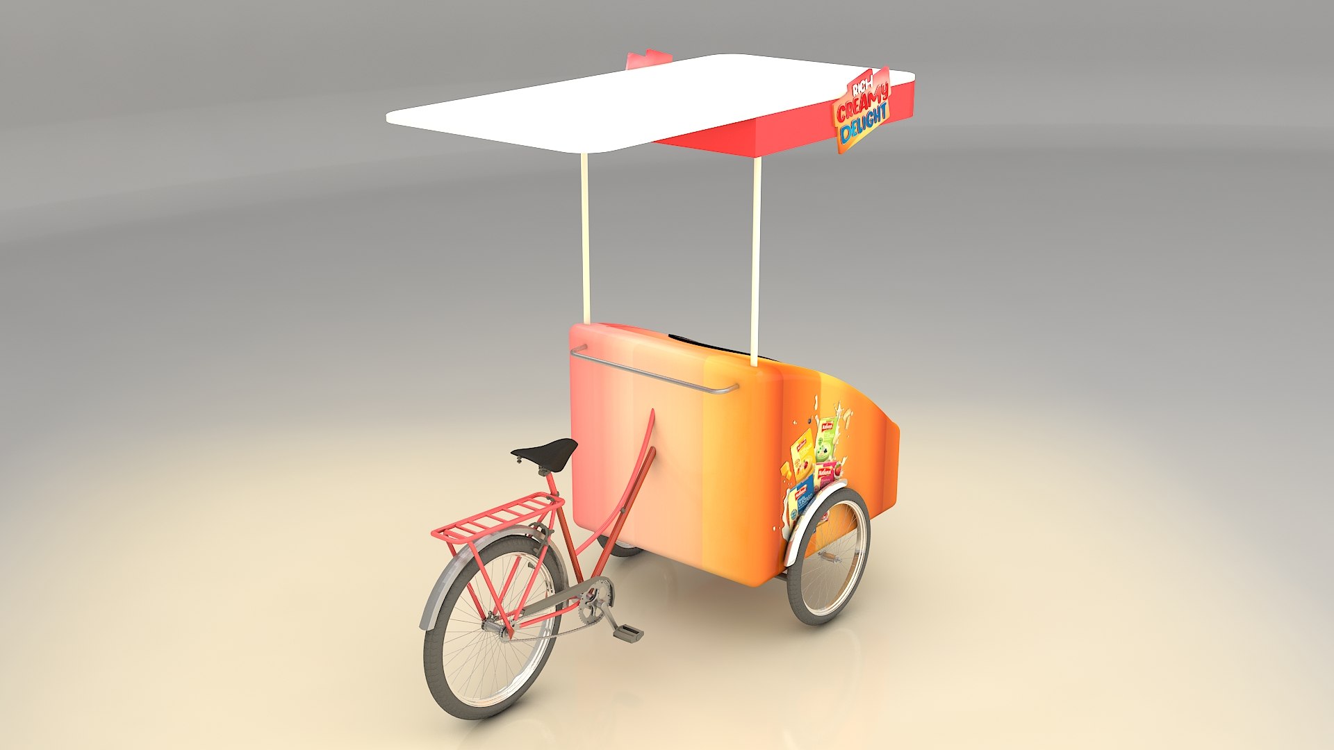 Custard Cart 3D Model 3D - TurboSquid 1993702