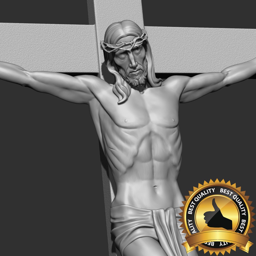 Christ Crucifixion Jesus Statue 3D Model - TurboSquid 1639074