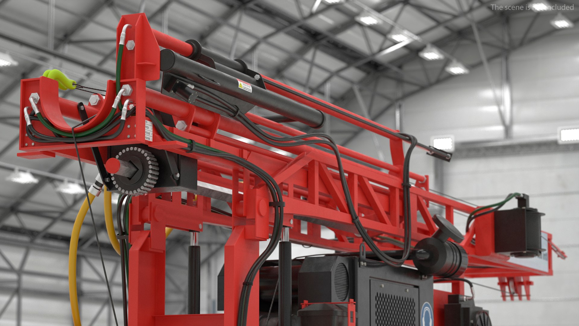 B-51 Mobile Drilling Rig Red 3D - TurboSquid 2310859