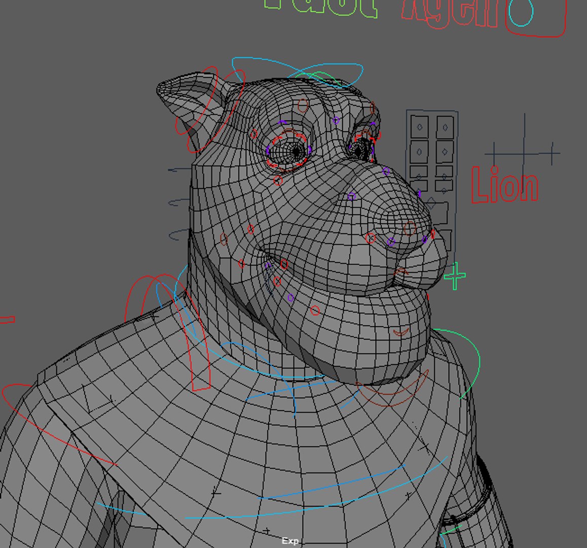 Cartoon Lion Rigged 3D model - TurboSquid 2009270