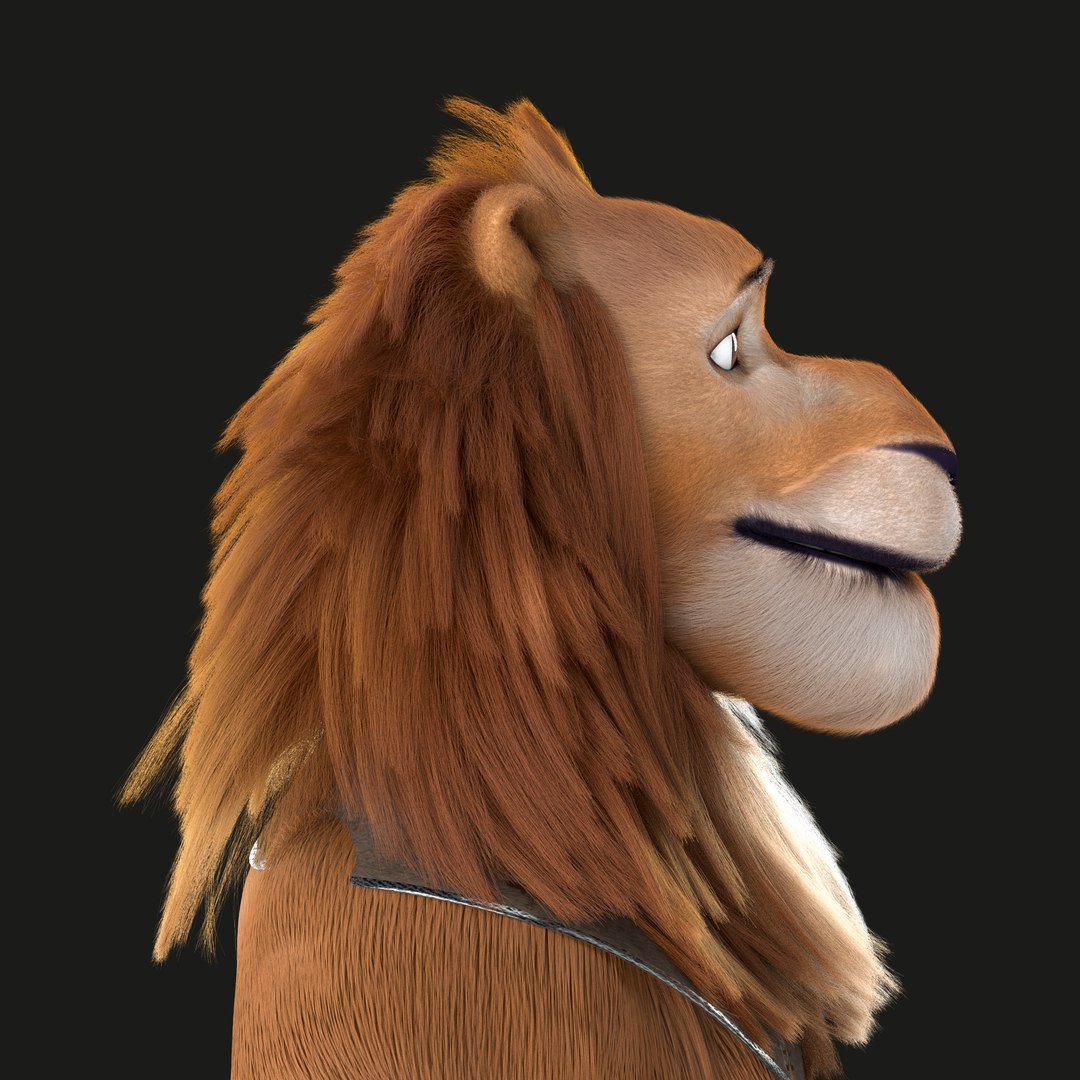 Cartoon Lion Rigged 3D model - TurboSquid 2009270