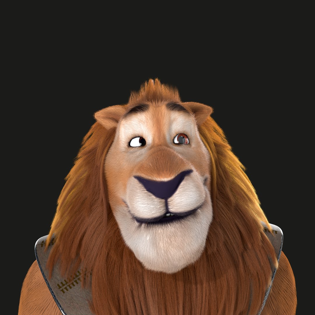 Cartoon Lion Rigged 3D model - TurboSquid 2009270