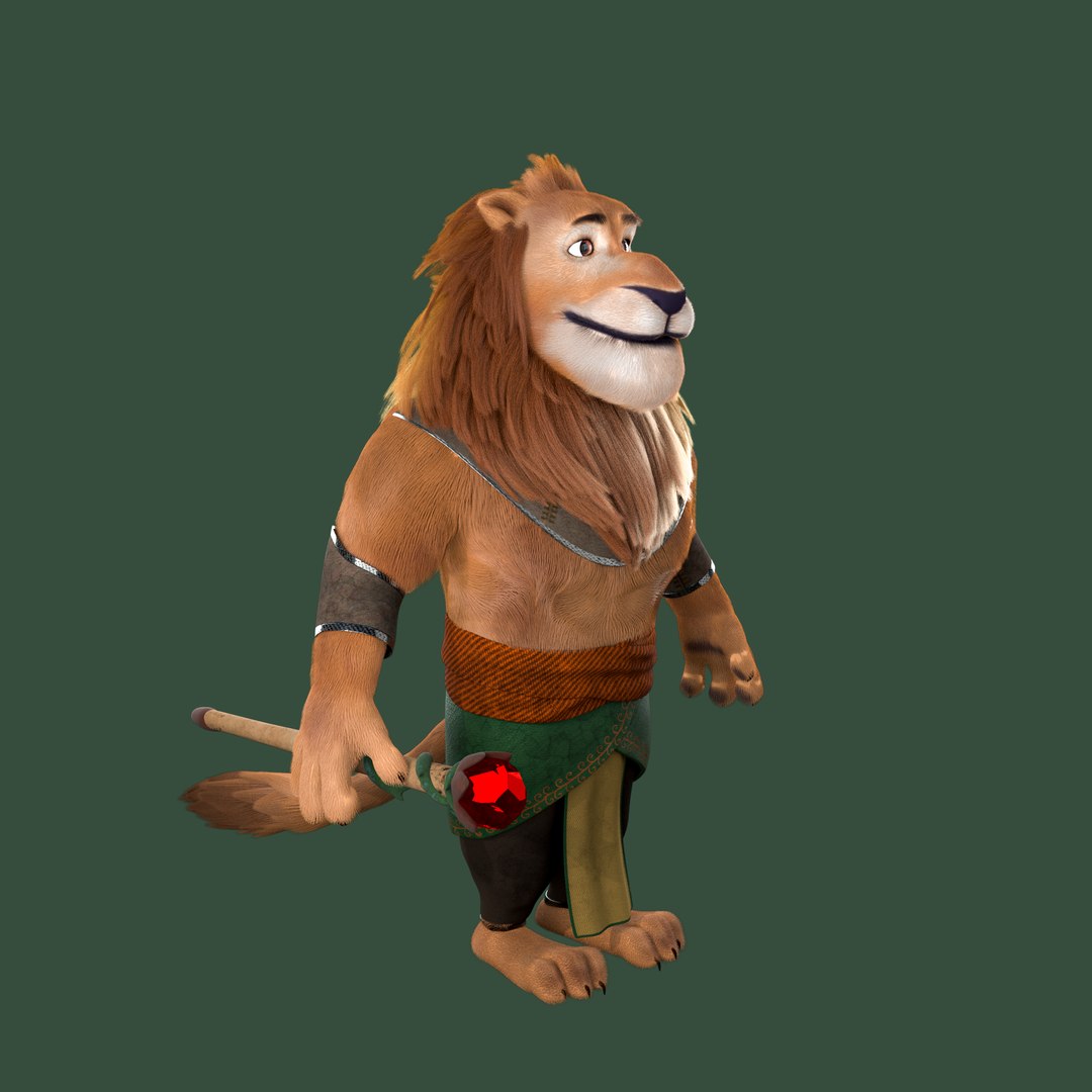 Cartoon Lion Rigged 3D model - TurboSquid 2009270
