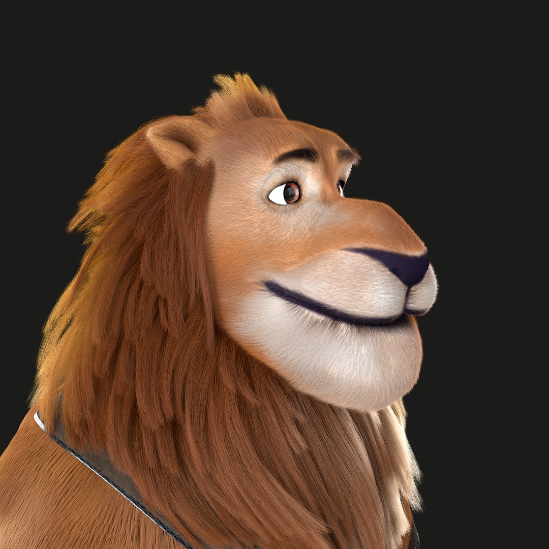 Cartoon Lion Rigged 3D model - TurboSquid 2009270