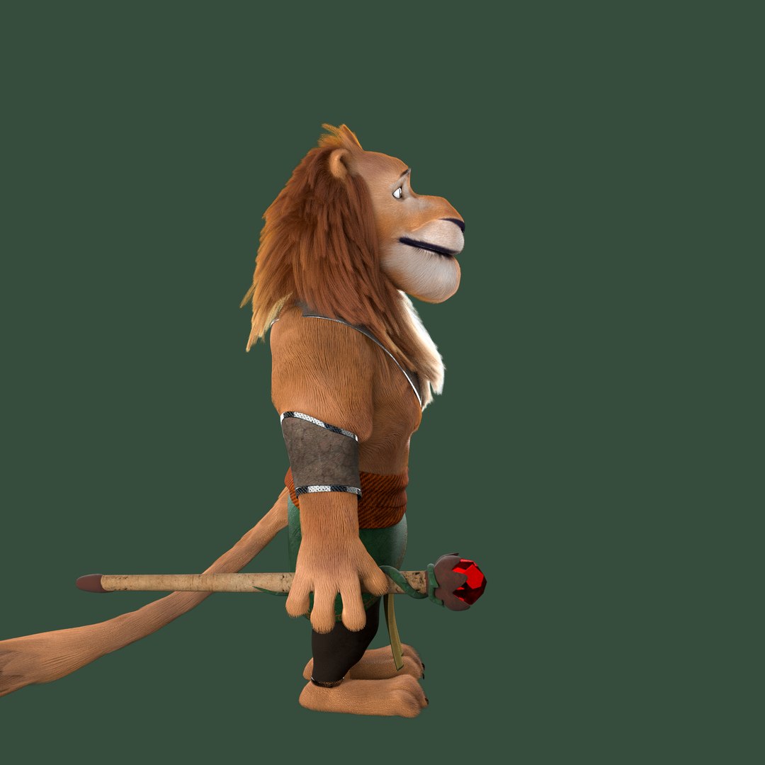 Cartoon Lion Rigged 3D model - TurboSquid 2009270