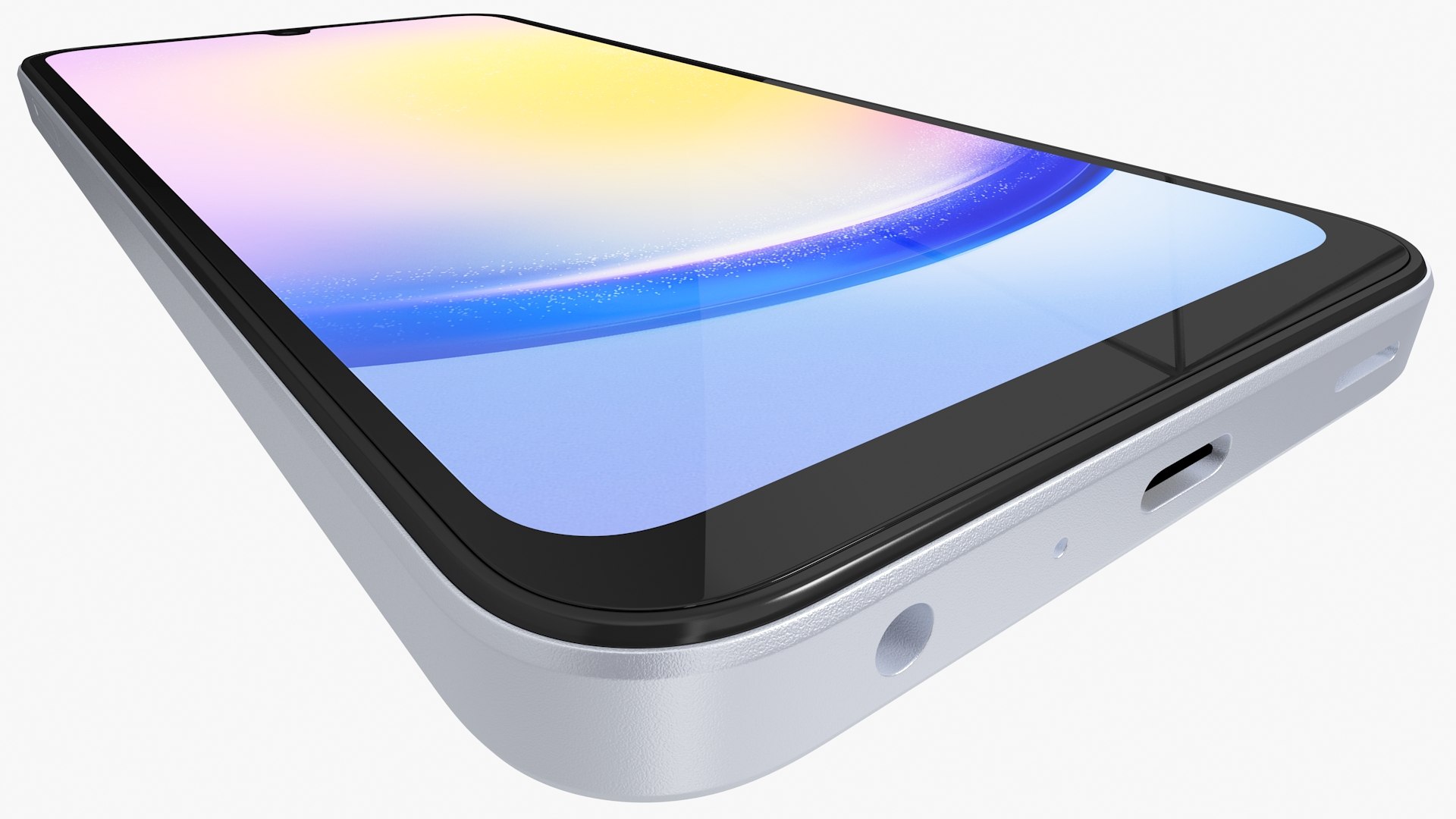 3D Samsung Galaxy A25 Light Blue Model - TurboSquid 2172286