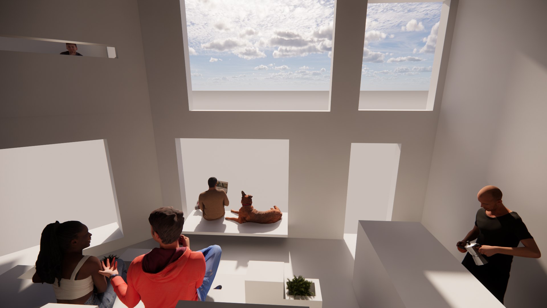 Free Conceptual Innovative Cafe Model - TurboSquid 2263467