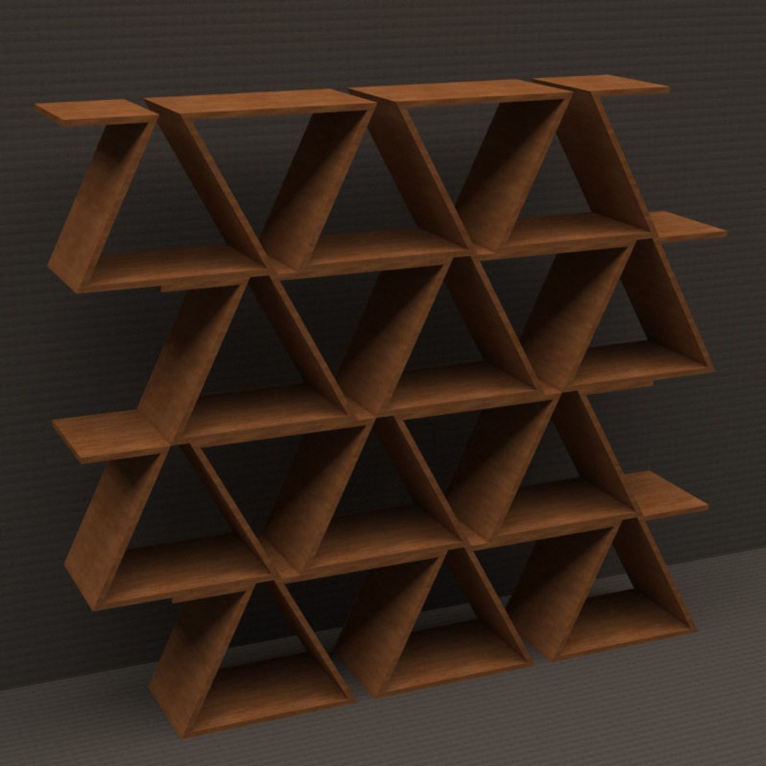 3D Bookshelf Shelf Book - TurboSquid 1473701