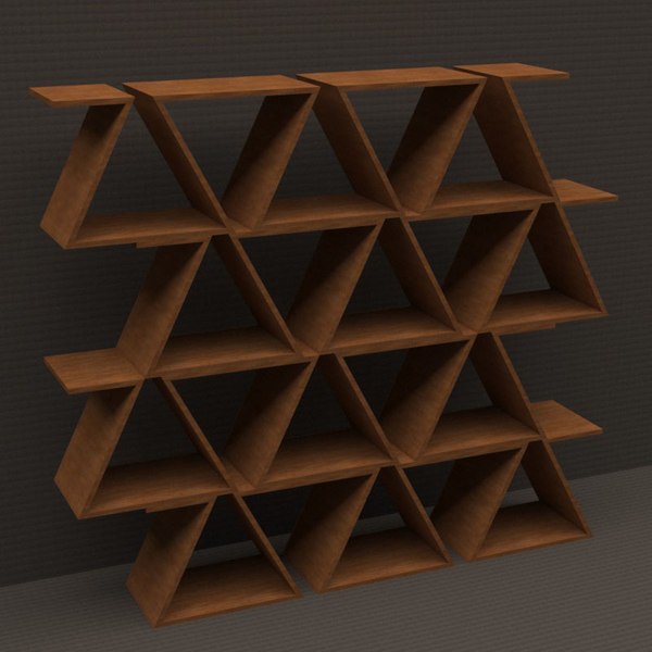 3D bookshelf shelf book - TurboSquid 1473701