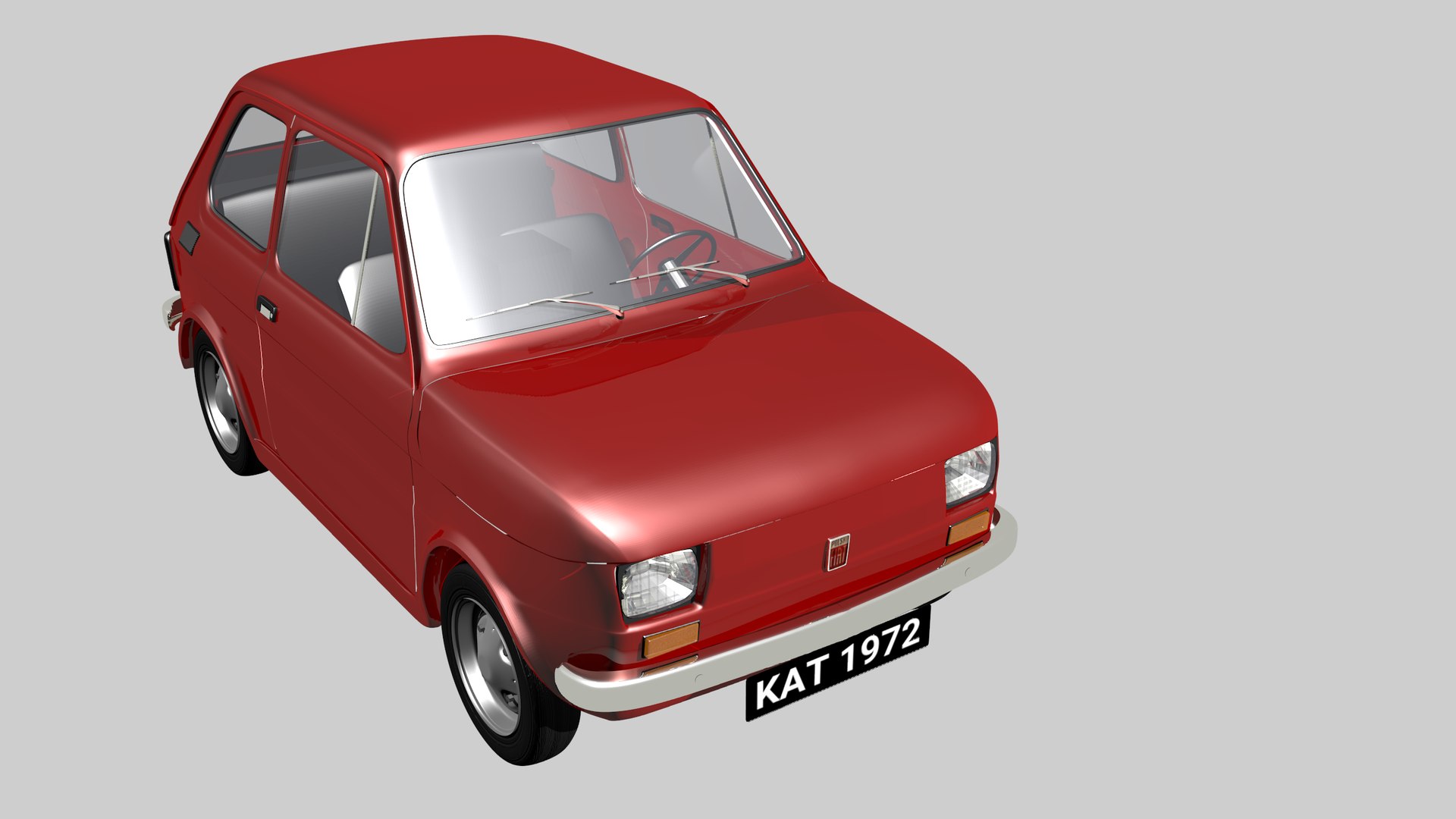 3D Polski Fiat 126p Model - TurboSquid 2178967