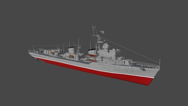 Destroyer 3D - TurboSquid 1583013