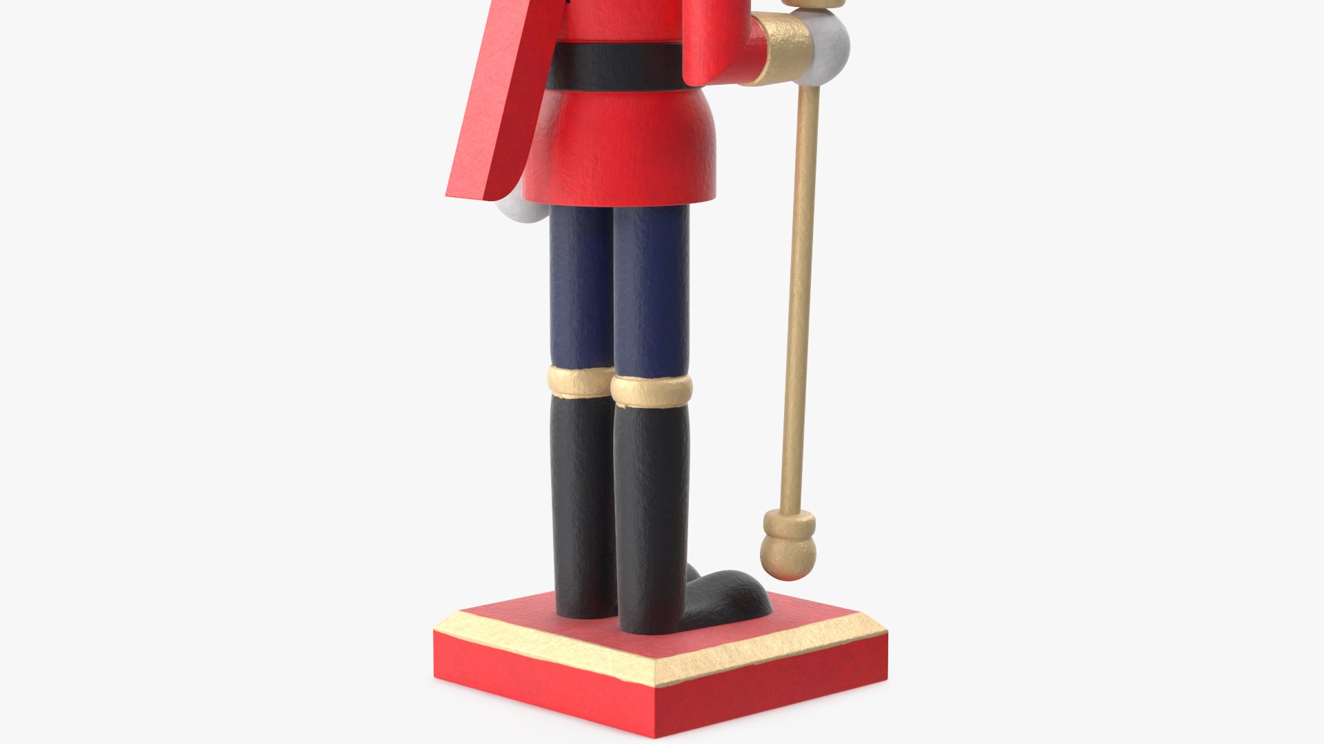 3D Christmas Nutcracker With Black Fur - TurboSquid 2278485