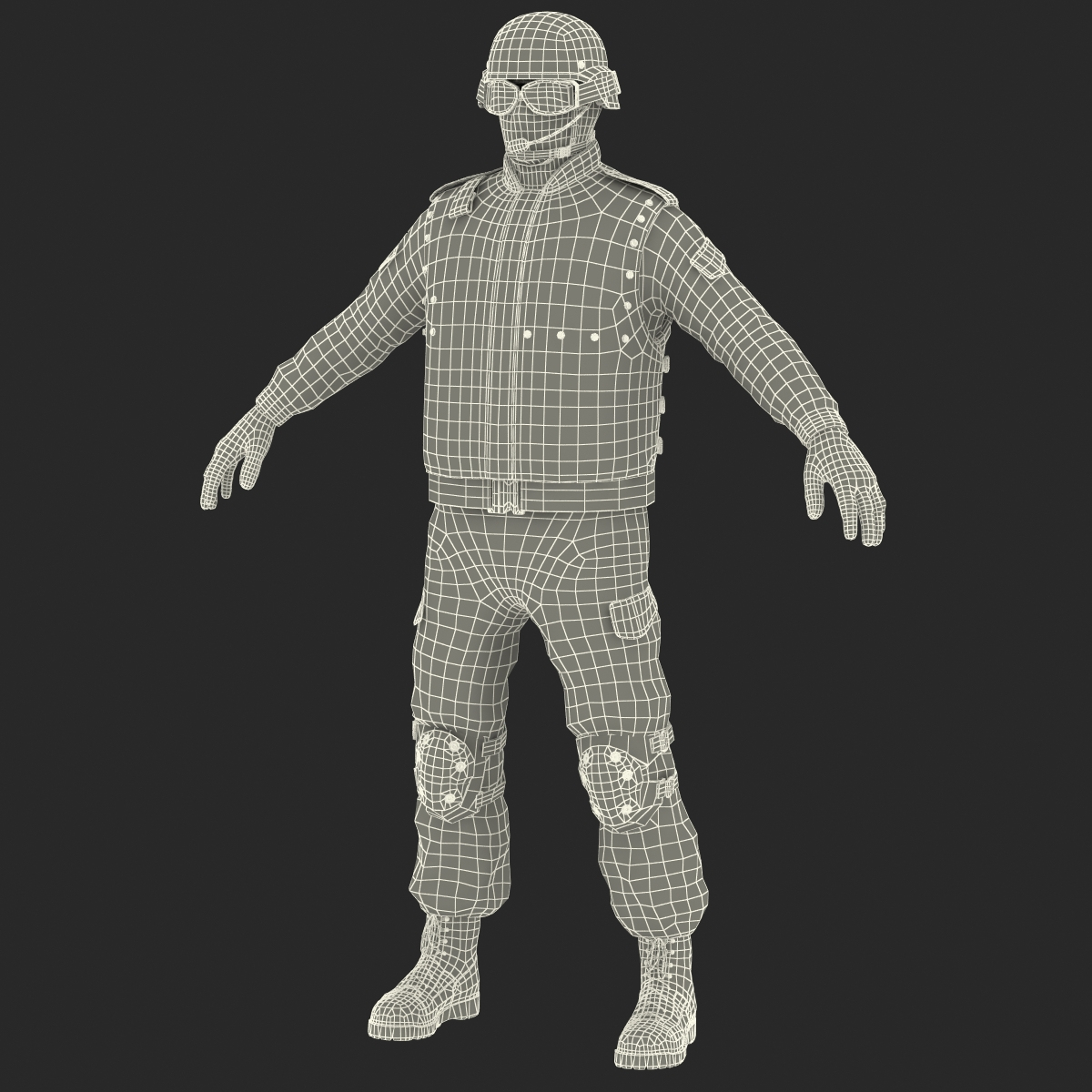 3d swat uniform