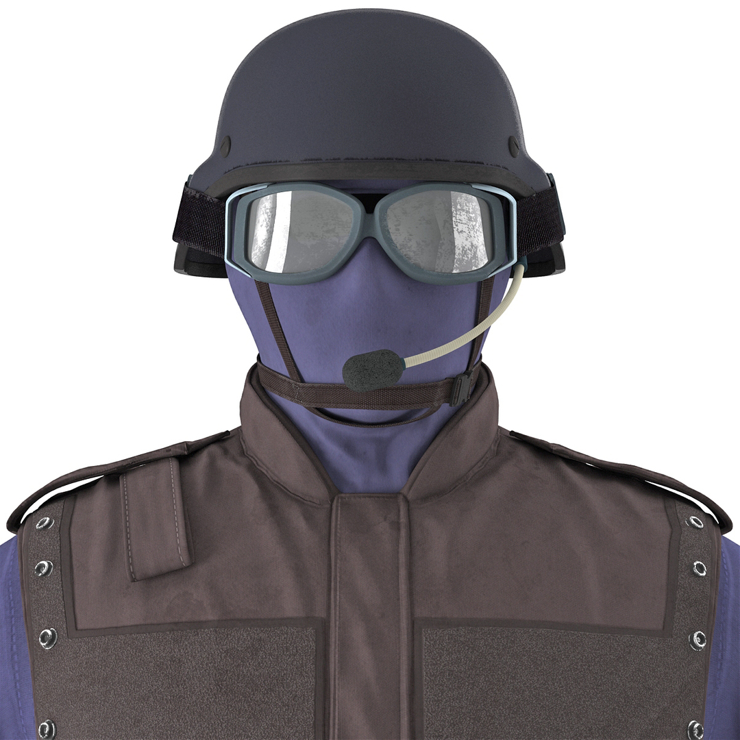 3d swat uniform