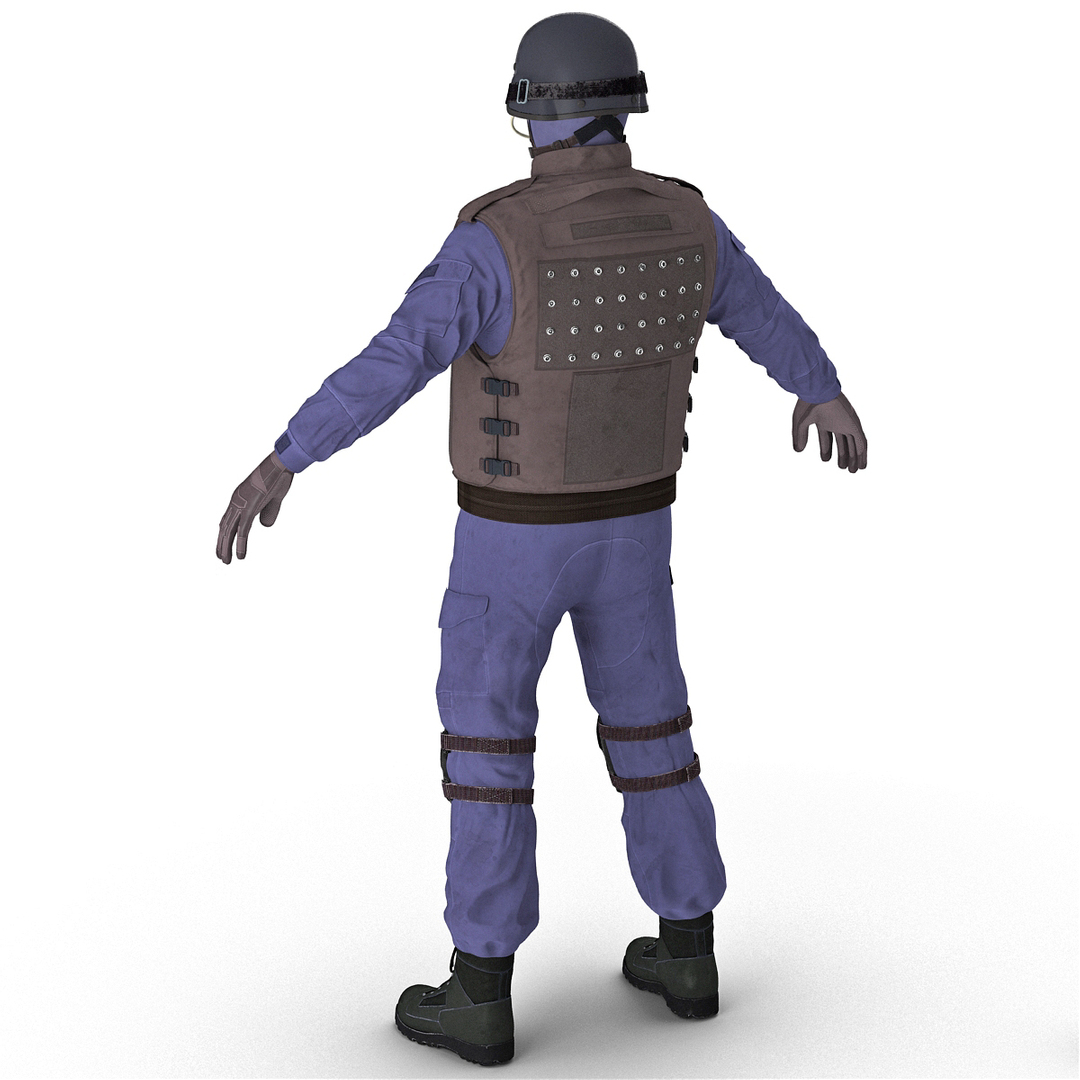 3d swat uniform