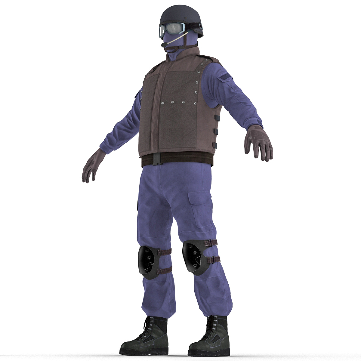 3d swat uniform