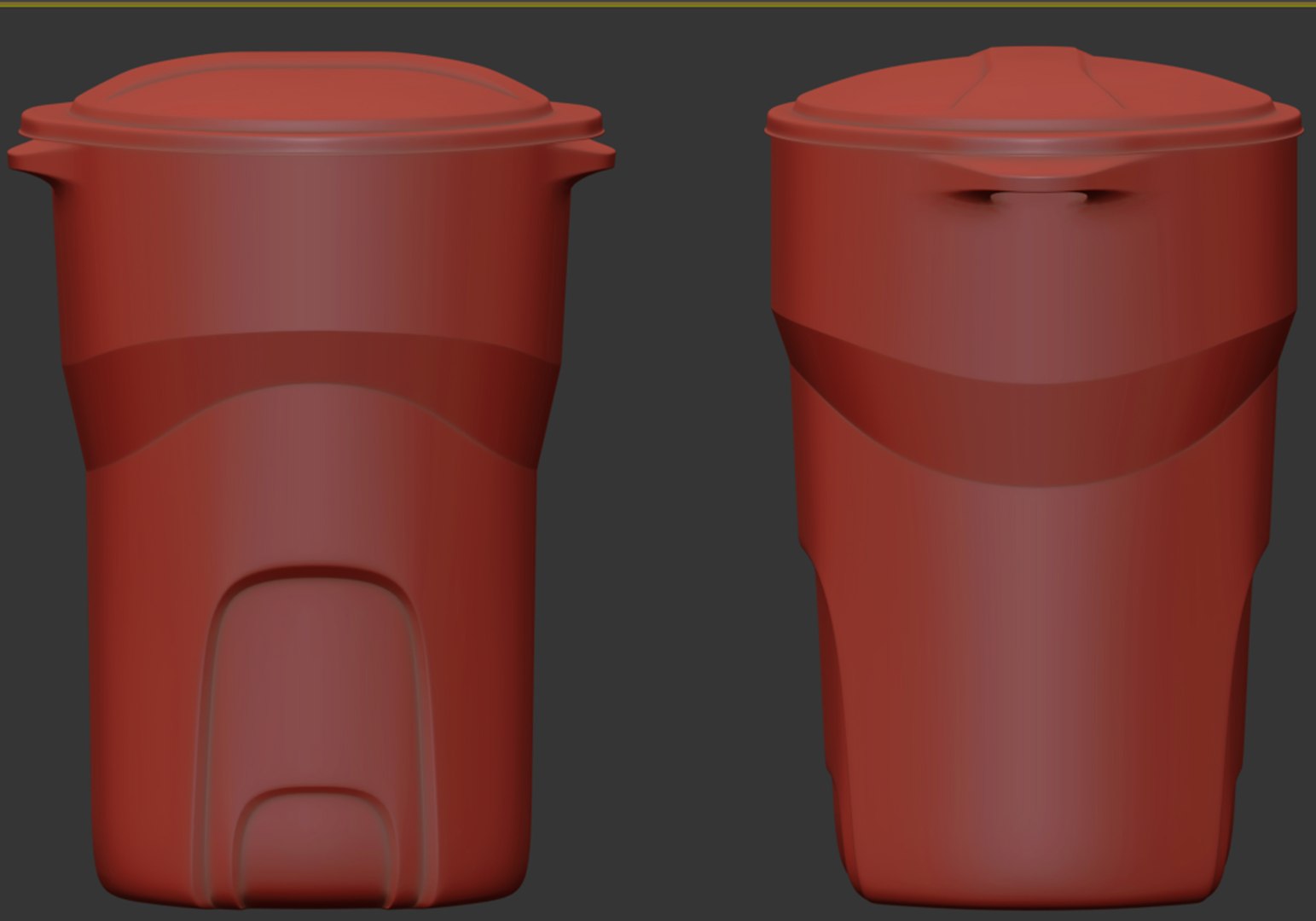 3D Model Trash Can - TurboSquid 2146011