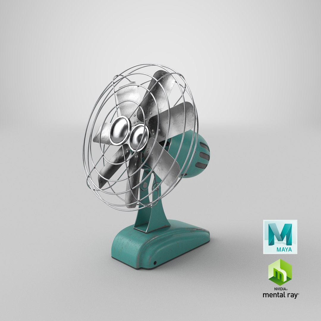 retro fan 3d max